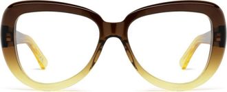 Marni Eyewear Elephant Island Brille mit eckigem Gestell - Gelb