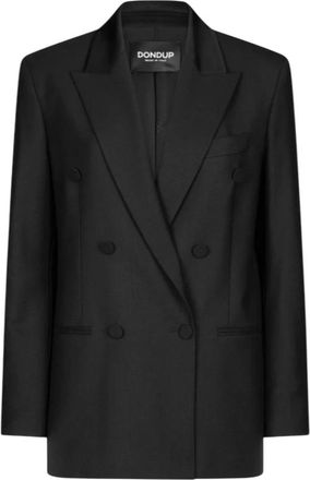 Dondup Femme, Vestes, Noir, Taille: 40 FR vestiti e tute poliestere