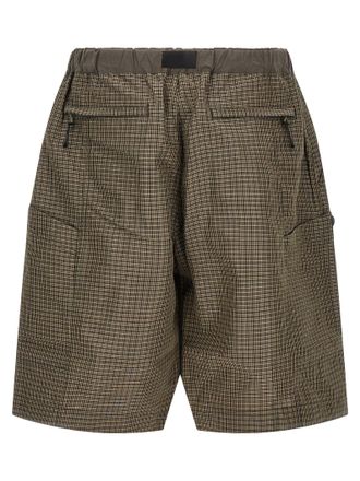 Comme Des Gar&ccedil;ons Mens Bicolor Linen Bermuda Shorts