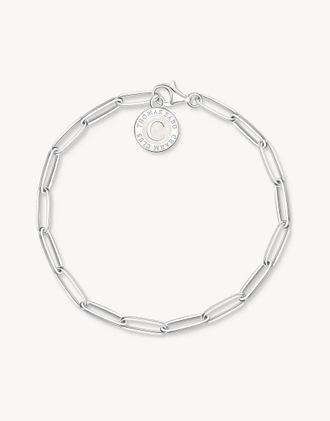 Thomas Sabo Member - Bracelet avec Charmista Coin - Argent&eacute; et blanc