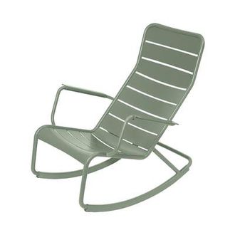 Fermob Rocking chair Luxembourg - Vert - Aluminium laqué - Designer Frédéric Sofia