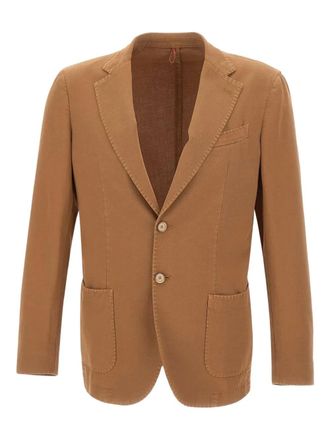 Santaniello blazer &agrave; simple boutonnage - Marron
