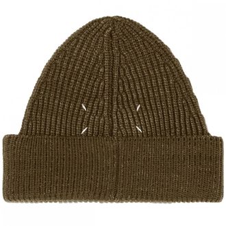 Maison Margiela Homme, Accessoires, Brun, Taille: S Bonnet Tricot&eacute;