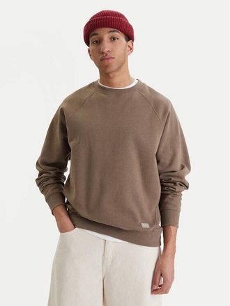 Rvca Sweatshirt Dayshift Crew II 23A463510 Braun Relaxed Fit