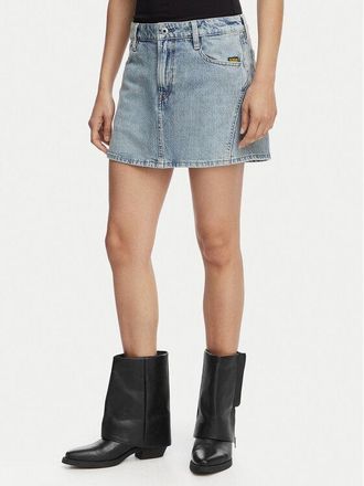 G-Star Raw Jeansrock Cinch D28409-E352 Blau Regular Fit