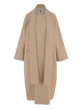By Malene Birger Mantel im Wickelstil - Nude