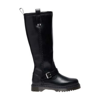 Dr. Martens Anistone Kniehohe Biker Boots - - Shoes - Damen - Schwarzk - 37 EU