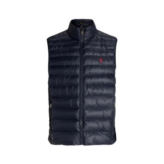 Polo Ralph Lauren Gesteppte &auml;rmellose Weste Terra - - Jackets - Herren - Blau - XL