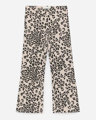 Arket Ausgestellte Gerippte Leggings -Beige