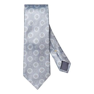 Eton Medallion Woven Silk Tie - - Accessories - Herren - Blau - ONE SIZE