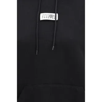 Maison Margiela Cotton Brushed Hoodie - Black