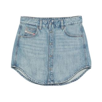 Diesel Femme, Jupes, Bleu, Taille: W27 De-Ard Mini Skirt