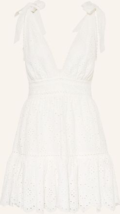 Poupette St Barth Strandkleid Cara Aus Spitze weiss