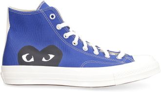 Comme Des Gar&ccedil;ons Mens Chuck 70 High-Top Sneakers Blue Upper: Cotton; Sole: Rubber Trainers