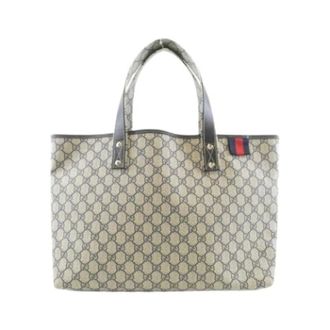 Gucci Pre-owned GG Plus Tote Bag - Femme - Pre-owned - Beige - Taille: ONE Size