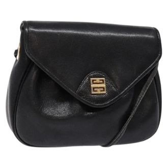 Givenchy Sac &agrave; bandouli&egrave;re en cuir Pre-owned - Femme - Pre-owned - Noir - Taille: ONE Size