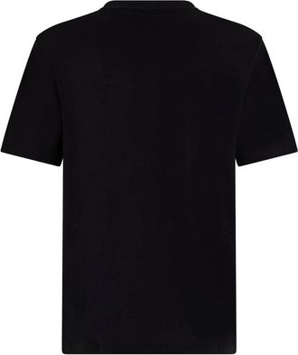 HUGO BOSS Logo-Print Cotton T-Shirt - Black