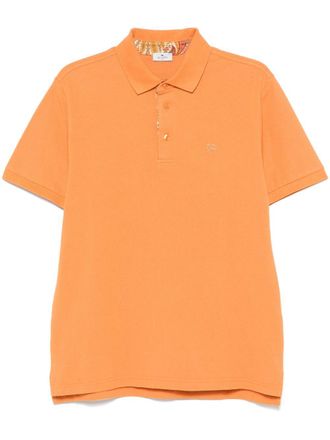Etro Poloshirt aus Piqu&eacute; - Orange