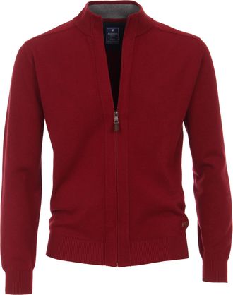 Redmond Strickjacke Uni 58 rot XXL