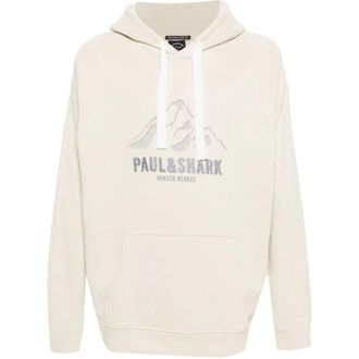 Paul & Shark Casual Beige Baumwoll-Hoodie - - Sweatshirts & Hoodies - Herren - Beige - L