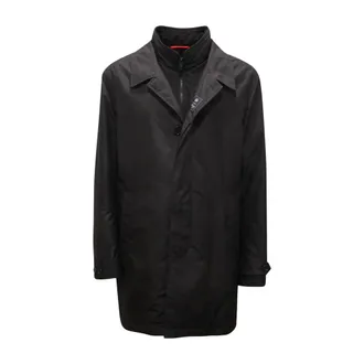 Fay Homme, Manteaux, Noir, Taille: 3XL Morning Coat Light Padded