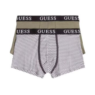 Guess Homme, Sous-vêtements, Multicolore, Taille: 2XL Boxer Logo Pack x2 Multicolore Coton