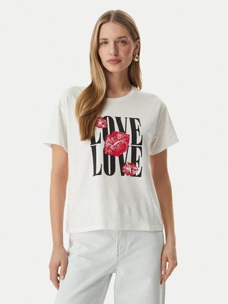 Morgan T-Shirt 261-DOVE Wei&szlig; Regular Fit
