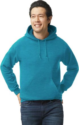 Gildan Unisex Fleece Hoodie Sweatshirt, Style G18500, Multipack Hemd, Antiker Saphir (1er-Pack), Large