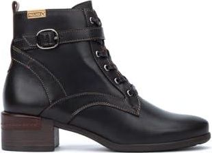 Pikolinos Bottines &agrave; Talon en Cuir Malaga pour Femme Color Black