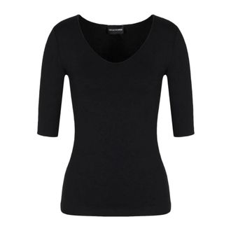 Emporio Armani Damen, Oberteile, Schwarzk, SGr&ouml;&szlig;e