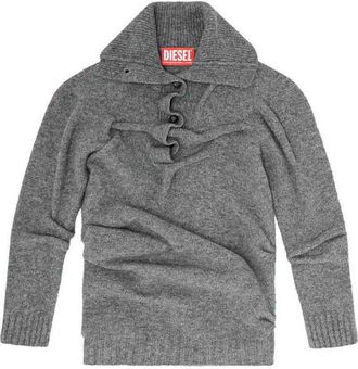 Diesel Pull Col Rond - Gris