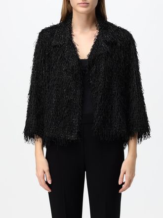 Joseph Ribkoff Veste de soir&eacute;e courte avec col &agrave; revers et franges