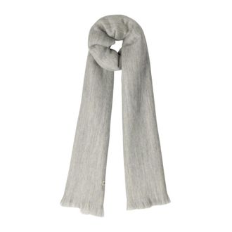 Alpaca Loca Double Scraf - - Accessories - Damen - Grau - ONE SIZE