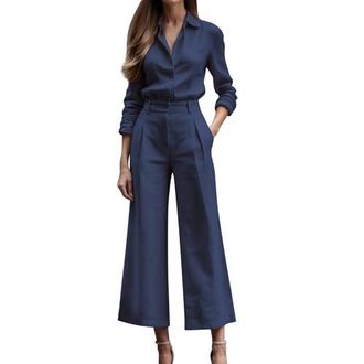 Generic Surv&ecirc;tement deux pi&egrave;ces en velours pour femme - Tenue de sport &agrave; manches longues c&ocirc;tel&eacute;e avec fermeture &eacute;clair - Haut court skinny long - Ensemble de 