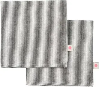 La Cerise sur le G&acirc;teaux Serviettes de table Finette - Set de 2 La cerise sur le g&acirc;teau