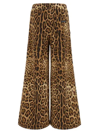 Dolce & Gabbana Womens Brown Cotton Casual Pants