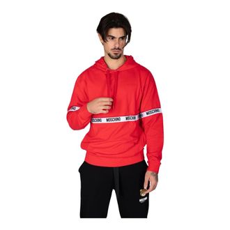 Moschino Herren Logo Band Sweatshirt - - Sweatshirts & Hoodies - Herren - Rot - L