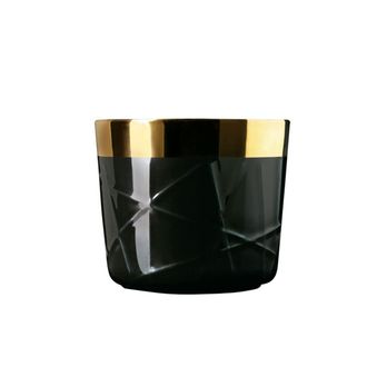 Sieger By Fuerstenberg F&uuml;rstenberg 1785/2 6048 - Becher - Champagnerbecher - Sip of Gold - Noir Woven - Stabrelief - schwarz - 0,25 l