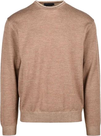 Daniele Fiesoli Homme, Pulls, Brun, Taille: L Maille ras du cou