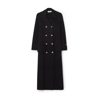 Busnel Capri Mantel - - Coats - Damen - Schwarzk - XL