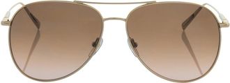 Longchamp Klassische Pilotenbrille - - Accessories - Damen - Gelb - ONE SIZE