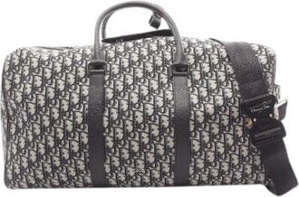 Dior unisex, Pre-owned, Beige, Taille: ONE Size Pre-owned Rango50 Oblique 2way Boston Bag