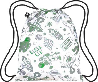 LOQI SPACE Out Reflective Medium Backpack