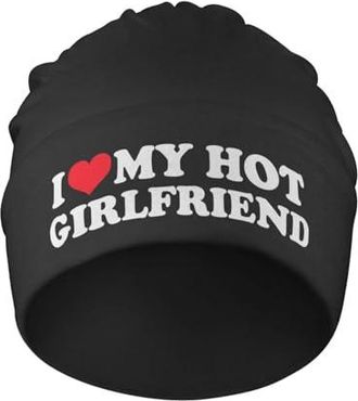 Generic Femme Homme Bonnets De Ski Jaime Ma Copine Canon! Jadore Ma Copine Canon! Bonnets Tricot&eacute; Classique Bonnet dhiver Mode Hiver Chapeaux pour Cyclisme Sk