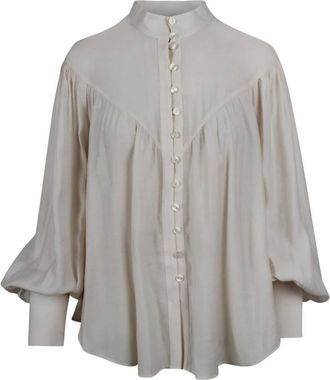 Jovonna London Femme, Blouses et Chemises, Blanc, Taille: 38 FR Blouse boutonn&eacute;e