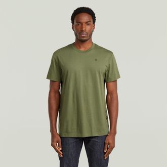 G-Star T-Shirt G-STAR Base-S T-Shirt, Herren, Gr. XXL, four leaf clover, Jersey, Obermaterial: 100% Baumwolle, unifarben, regular fit normal, Rundhals, Shirt