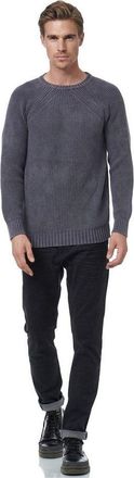 Rusty Neal Strickpullover im einfarbigen Design