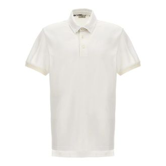 Etro Logo Poloshirt - - Tops - Herren - Wei&szlig; - 2XL