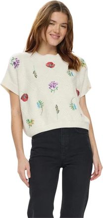 N&uuml;mph Femme, Pulls, Blanc, Taille: 44 FR Nuamie Pull