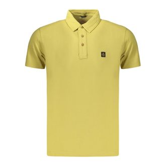 RefrigiWear Piquet Polohemd mit Spiegel-Effekt - - Tops - Herren - Gelb - XS